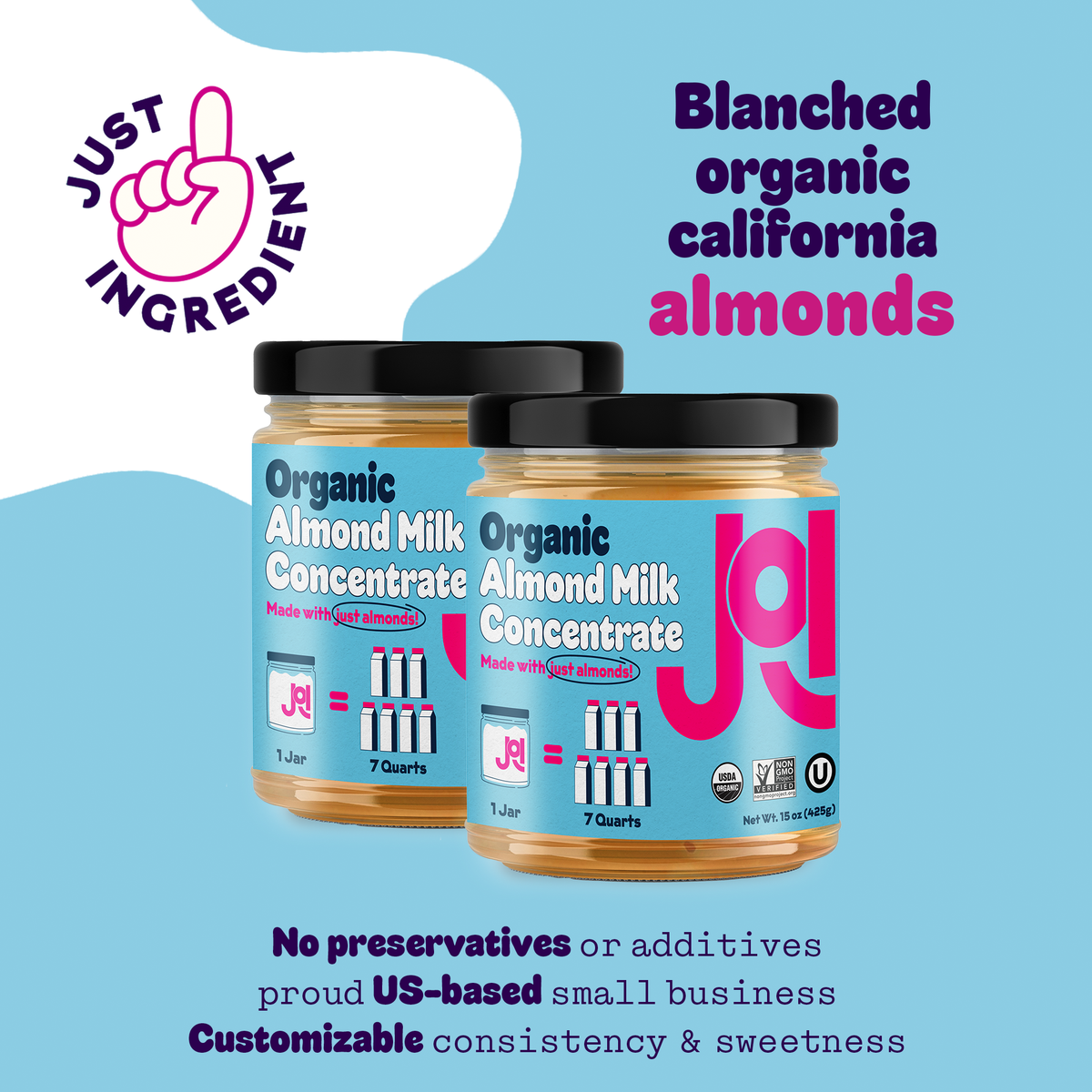 Organic Almond Milk Base 2-Pack – JOI
