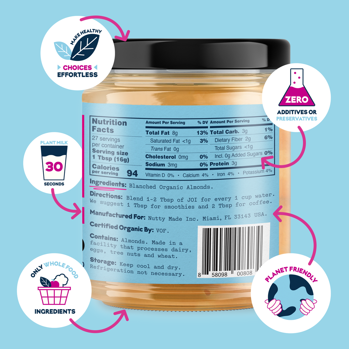 Organic Almond Milk Base – JOI