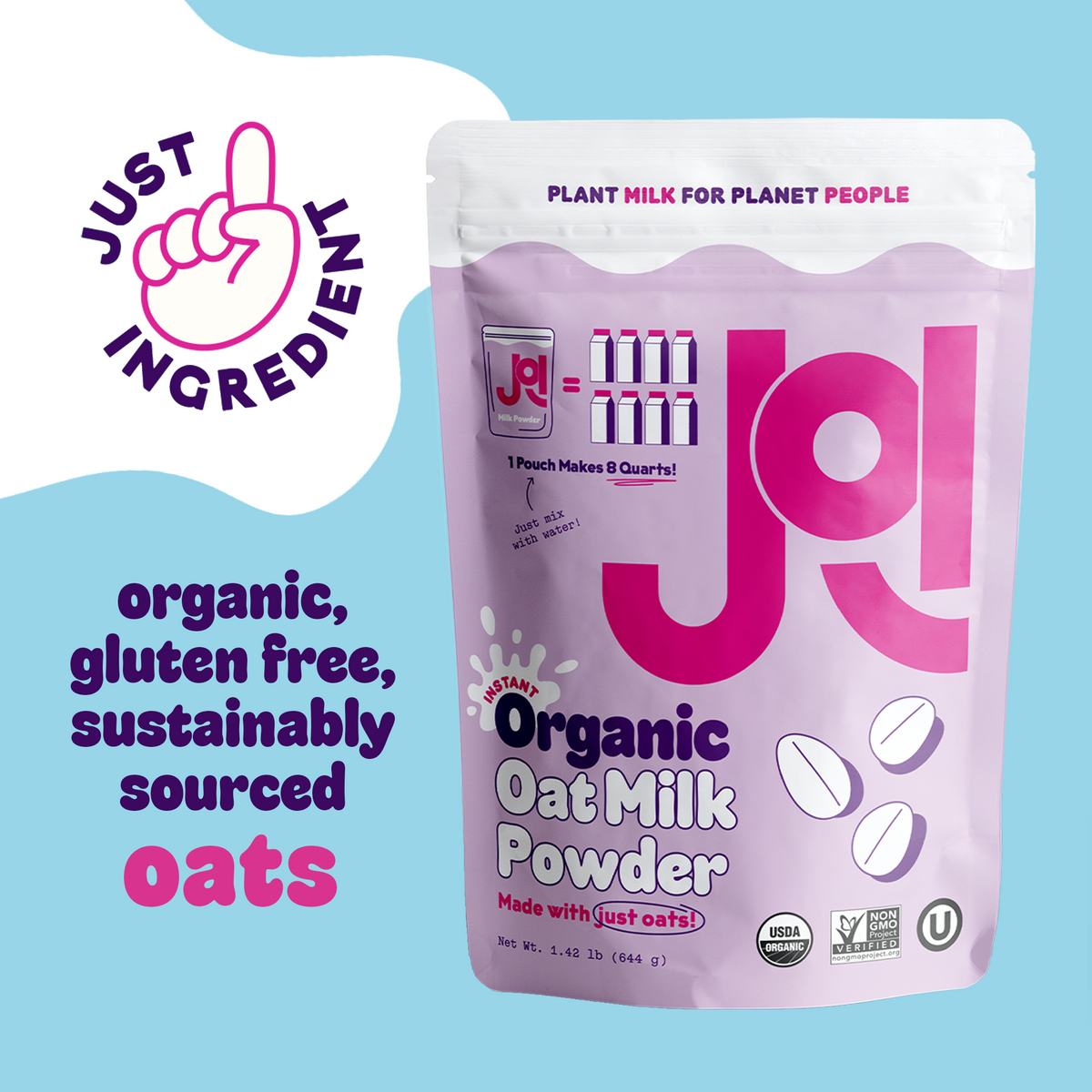 Instant Organic Oat Milk, 2-Pack - JOI